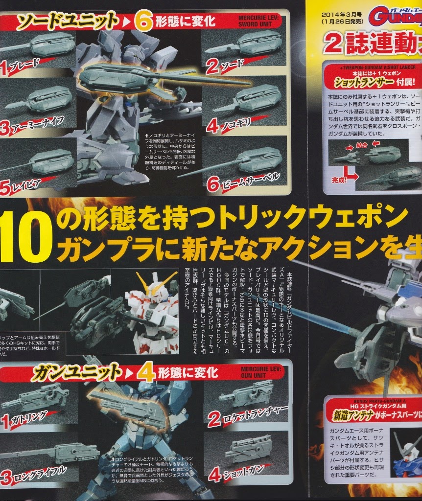 GUNDAM GUY: Gundam ACE (Mar 2014 Issue) Exclusive 1/144 Gundam Build ...