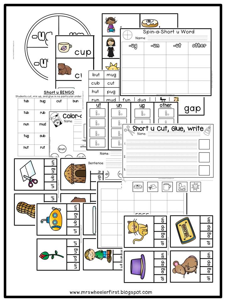 Mrs. Wheeler's First Grade Tidbits: Short Vowel Activities
