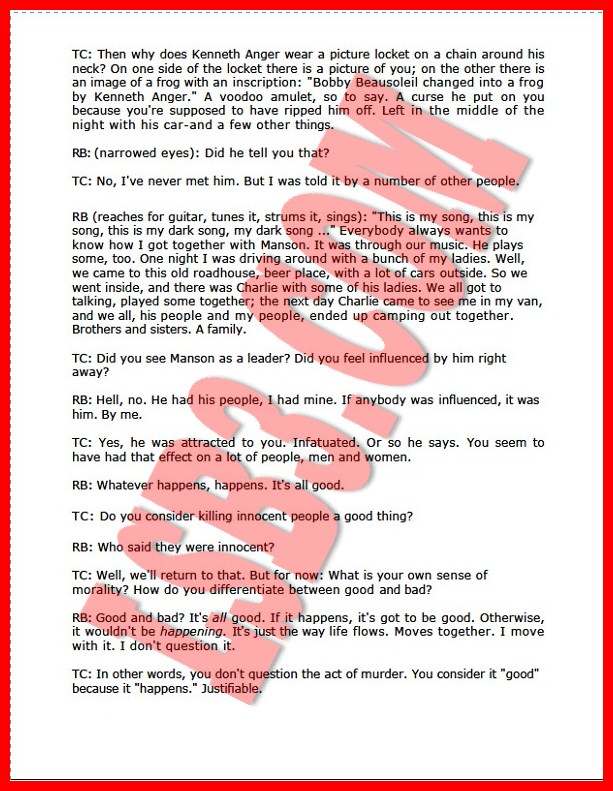 The Tate-LaBianca Homicide Research Blog