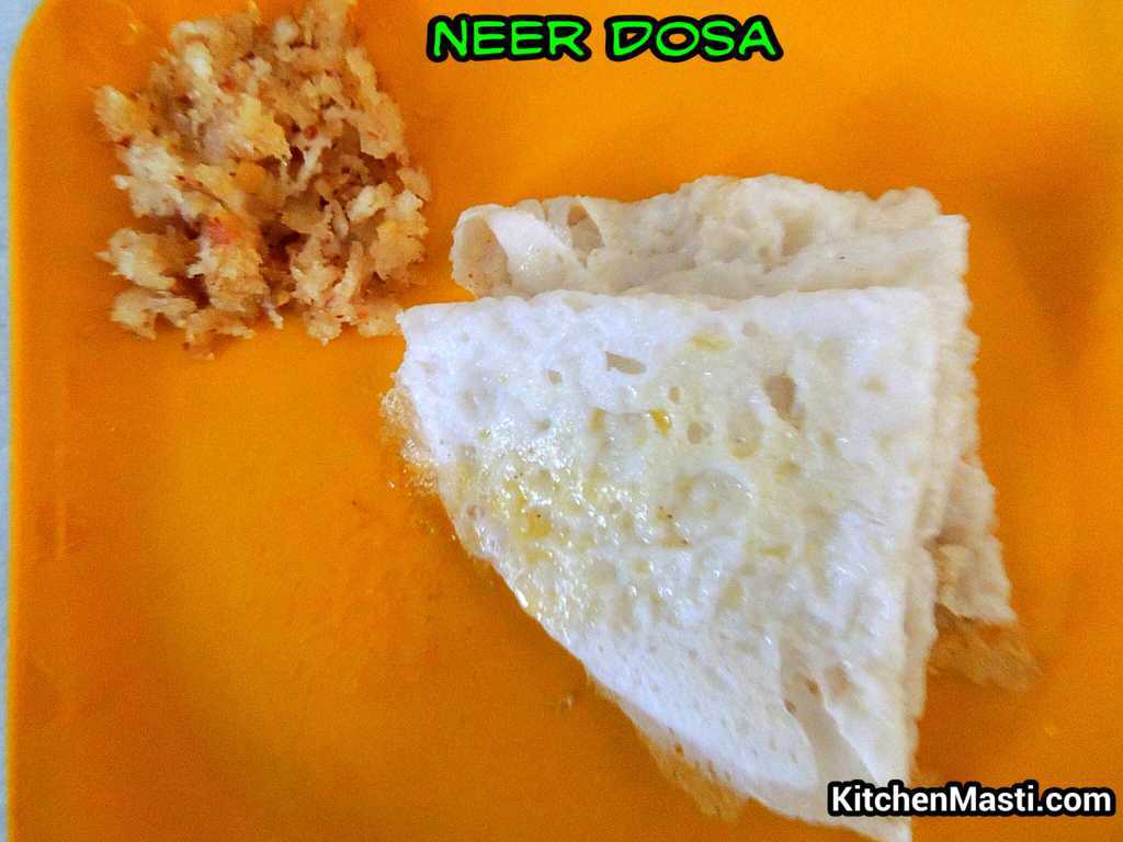 Vegetarian Recipes: Neer Dosa Recipe
