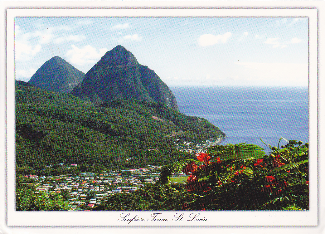 My UNESCO World Heritage Postcards: Saint Lucia - Pitons Management Area