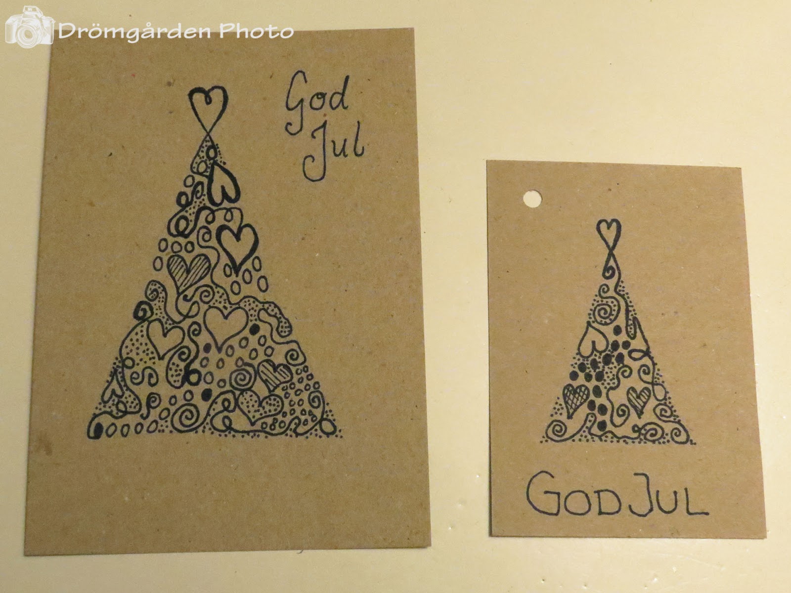 Drömgården: Gör egna julkort del 2