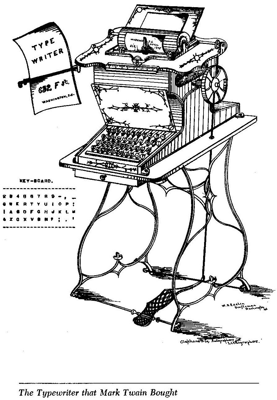 oz.Typewriter: On This Day in Typewriter History: Mark Twain Gets ...