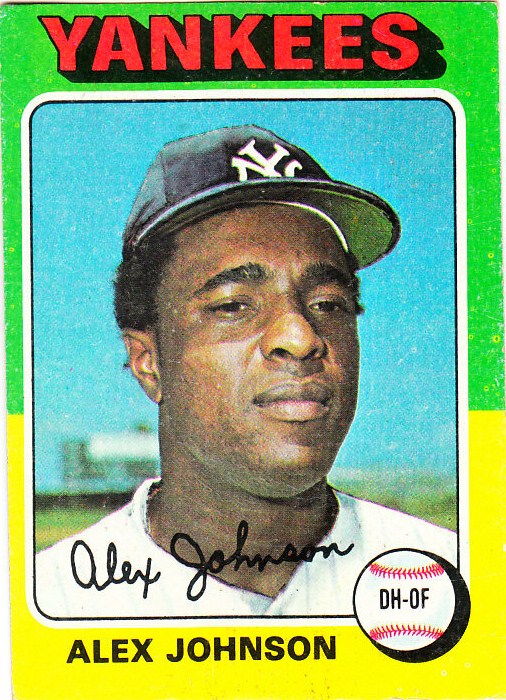 1975 Topps (it's far out, man): #534 - Alex Johnson