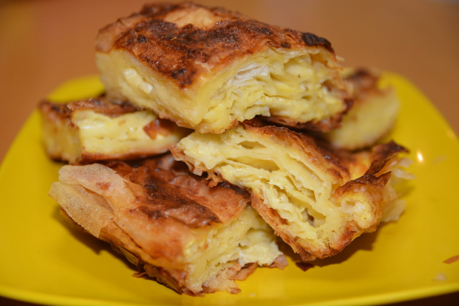 GIBANICA (QUICK PASTRY WITH EGGS AND CHEESE) ~ Macedonian Cuisine