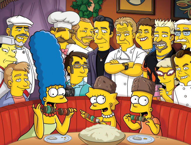 The Talking Box: Simpsons: Marge, Bart, Lisa Become Foodies