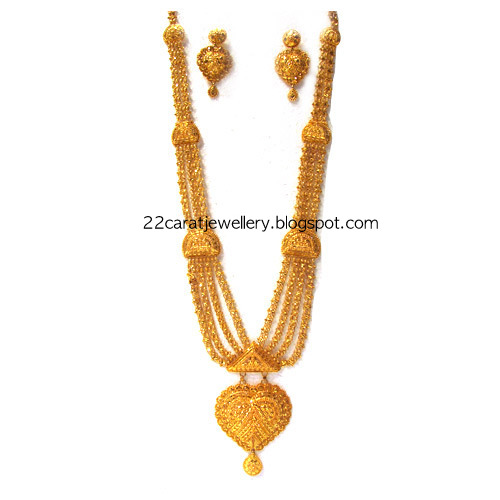 Antique Long Chains(haram) Designs - Jewellery Designs