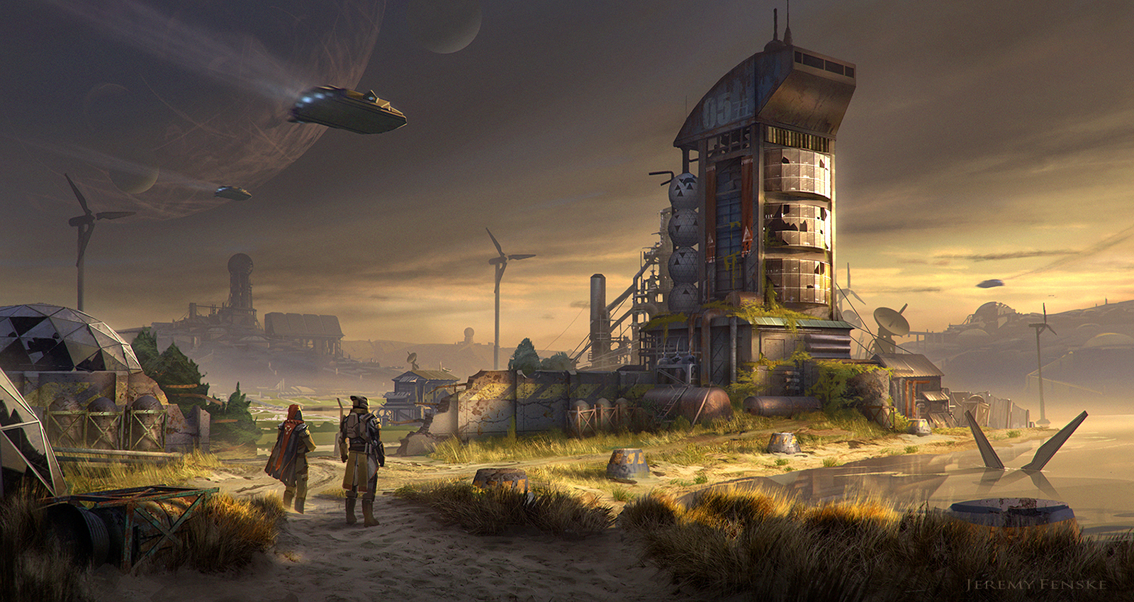 Jeremy Fenske Art: New Sci-Fi FUN! process