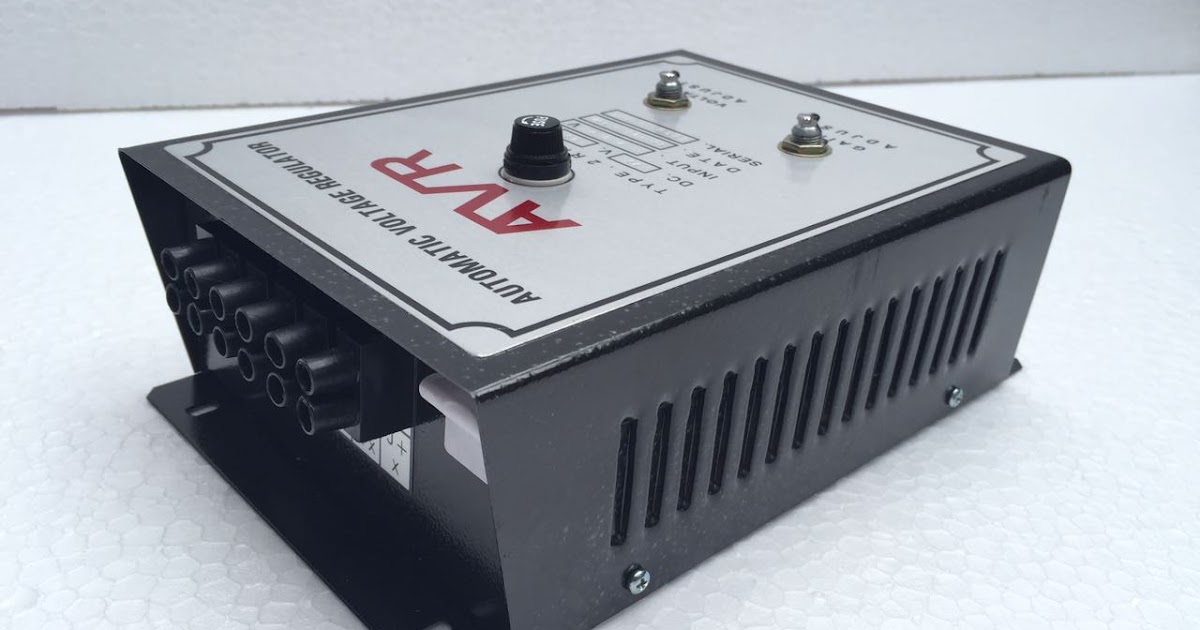 JUAL AVR Untuk MESIN DIESEL Exciter / Tanpa Carbon Brush: AVR Rakitan 3 ...