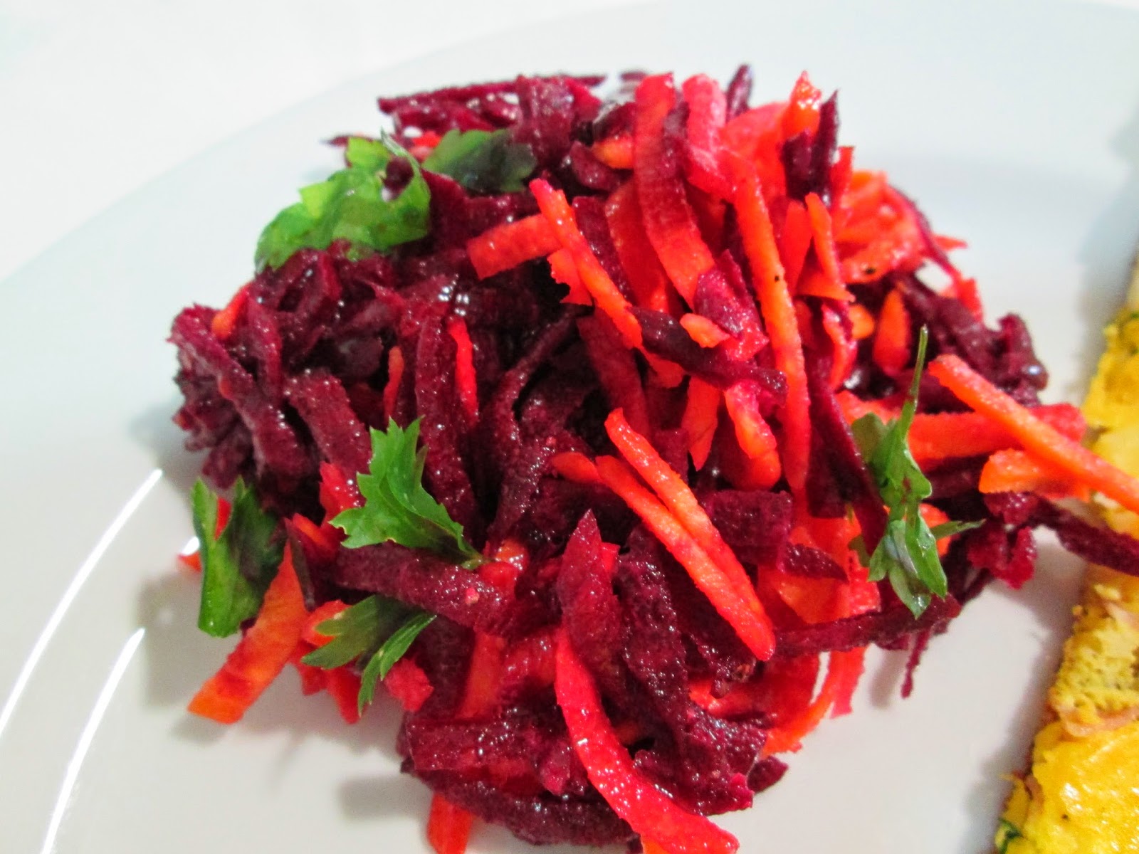 Salada de Cenoura e Beterraba - Colher de Pau e Salto Alto