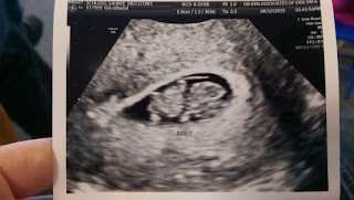 Just Relax and It Will Happen: 8w5d - First OB Appointment and Ultrasound