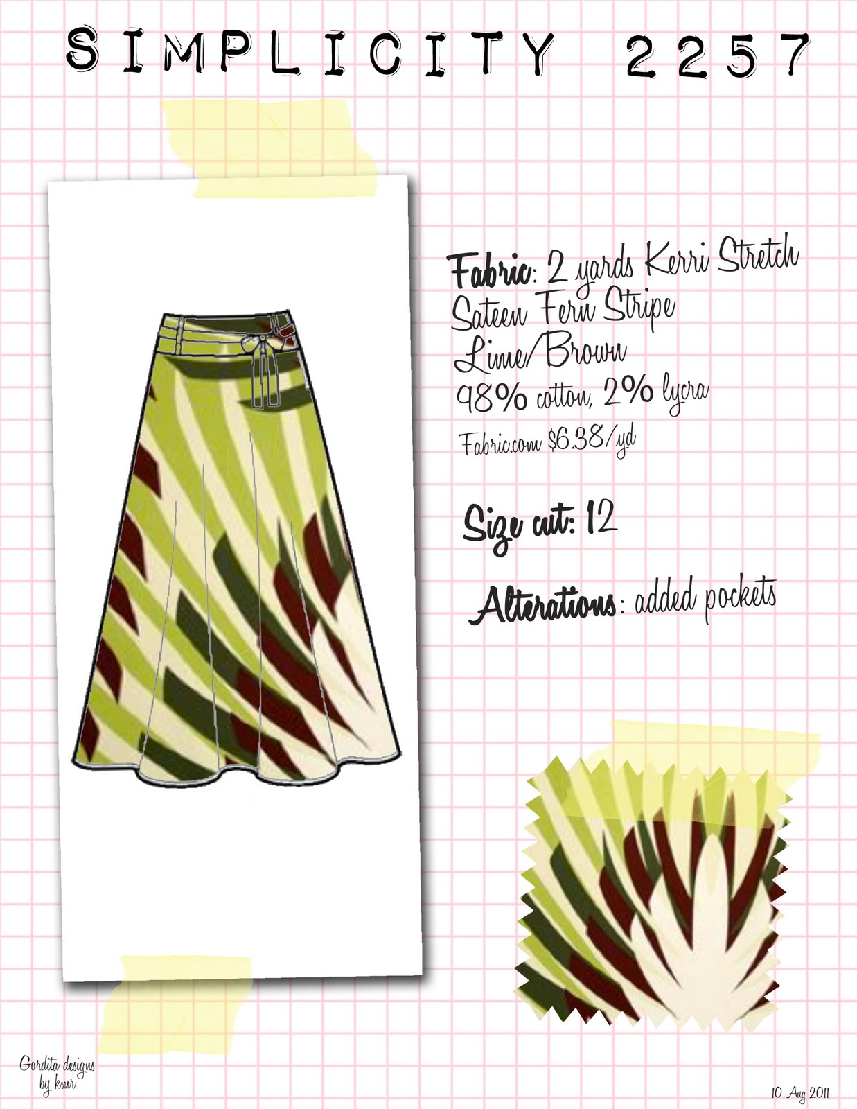 Gordita and the Compensator: Simplicity 2257: Who's that lady?