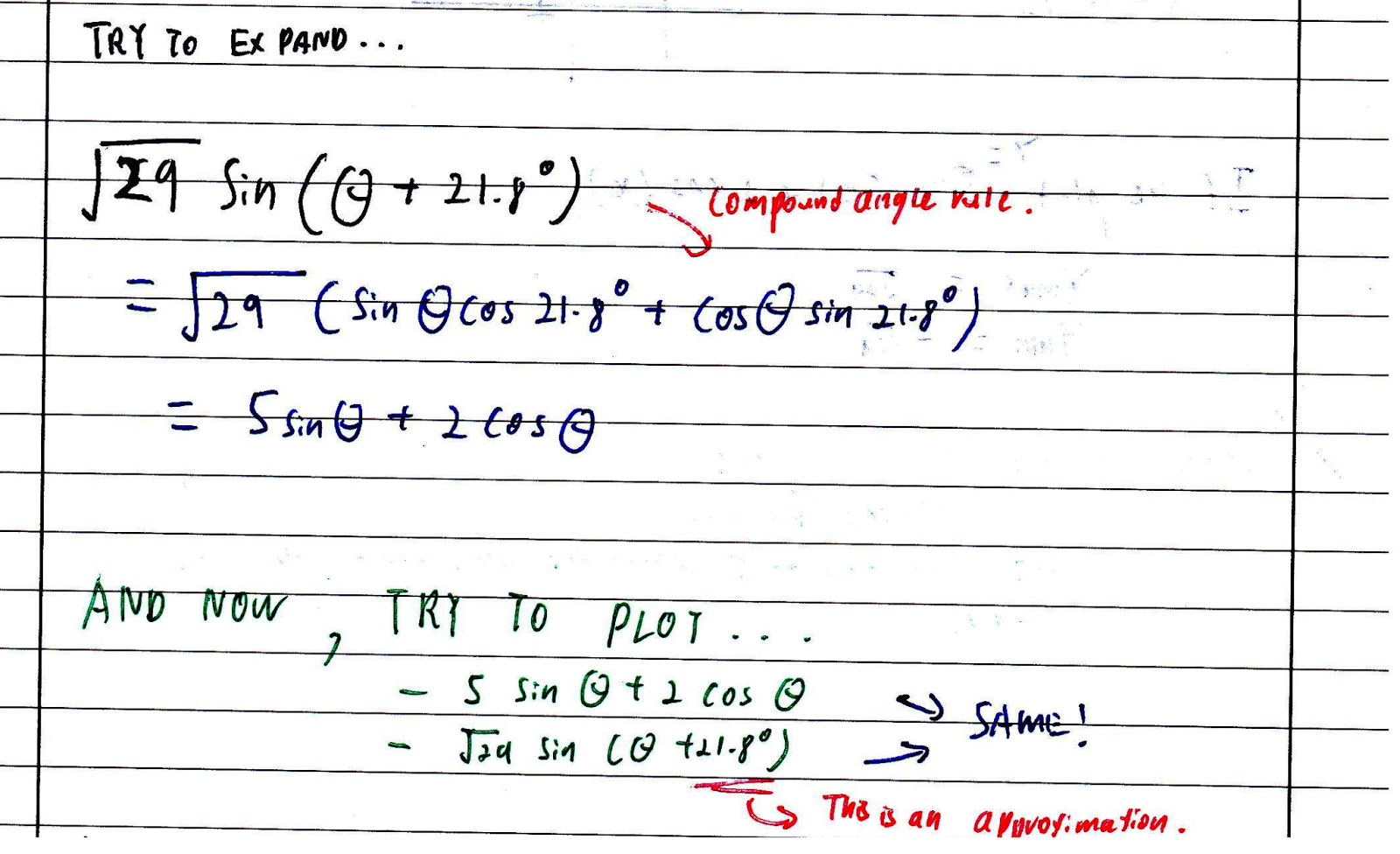 2013 S3-05 Maths Blog: Lesson Summary 22/8 - R Formula