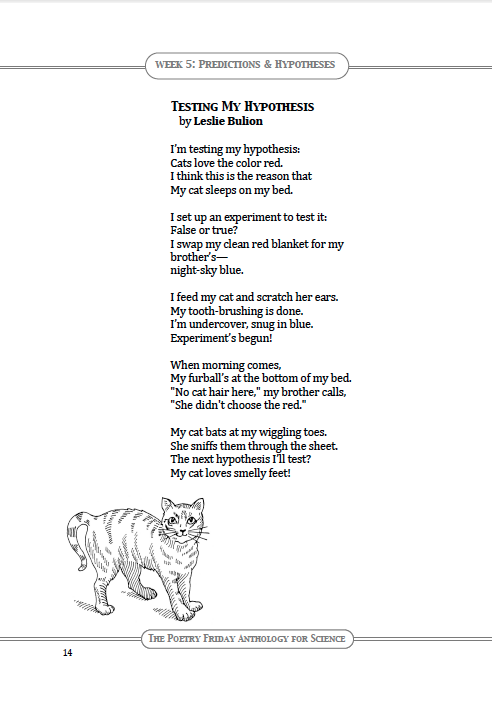 Poetry for Children: PFAS: “Testing My Hypothesis” by Leslie Bulion