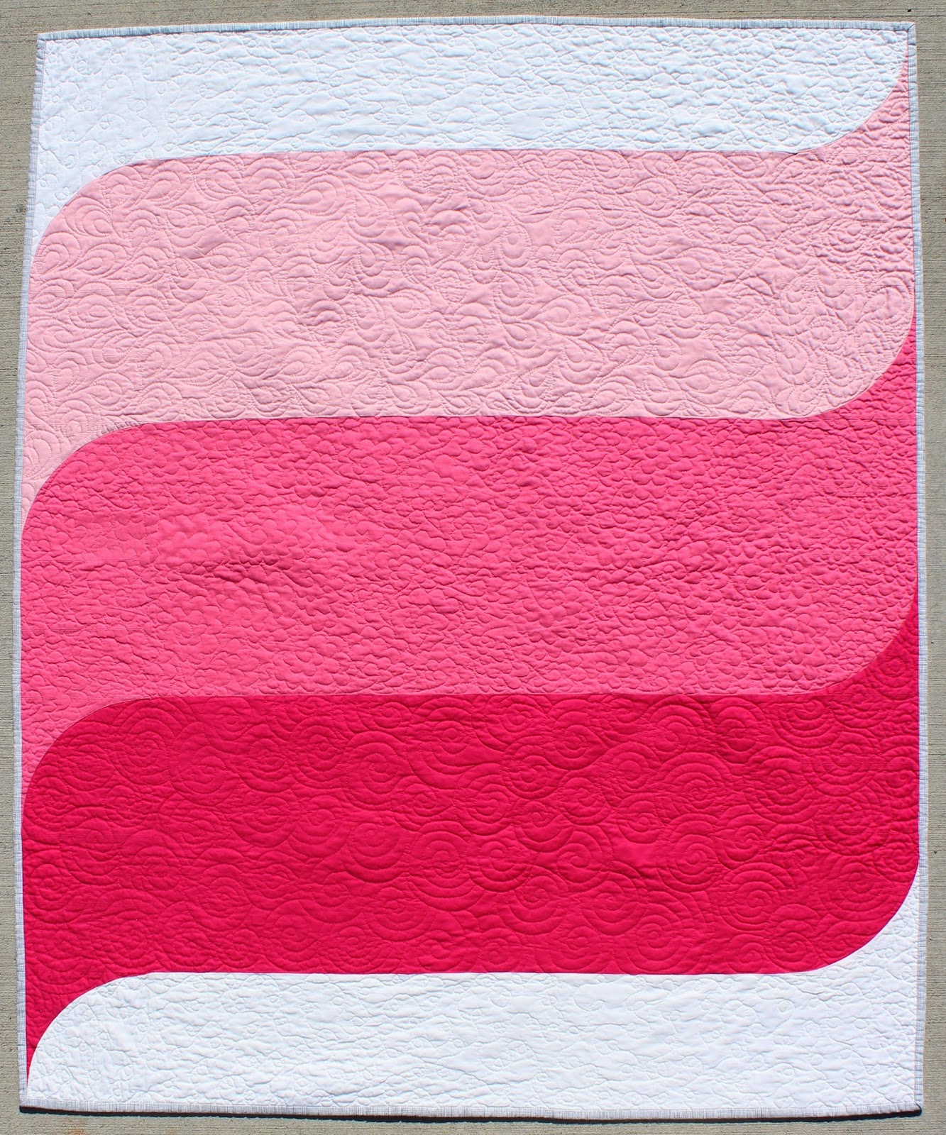 Teaginny Designs: Waves Baby Quilt, PDF Pattern