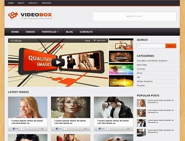 VideoBox Blogger Template untuk Blog Foto dan Video > Contoh Blog