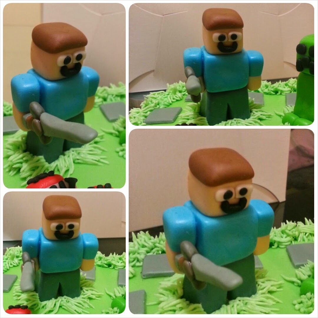 [Swaggy Simple Cakes]: Minecraft fondant cake