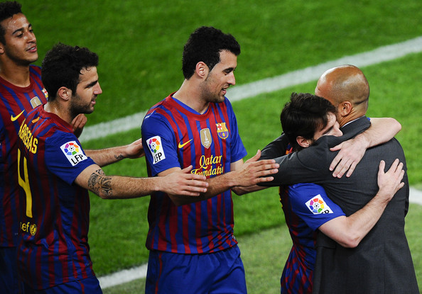 pictures Lionel Messi GOODBYE CEREMONY PEP GUARDIOLA 2012/2013