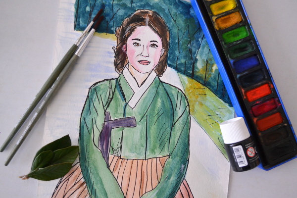 Art et glam: Portrait de Lee Young-Ae dans le rôle de Sin Saimdang