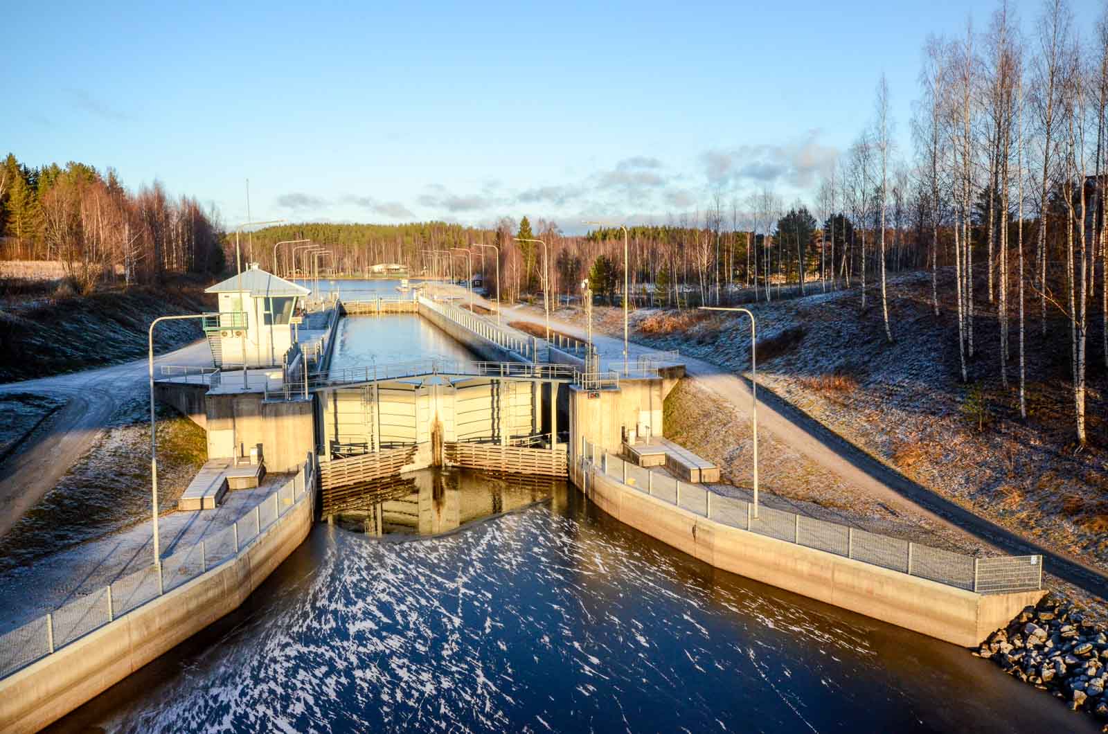 Kuuraa Kuhankoskella, Laukaa