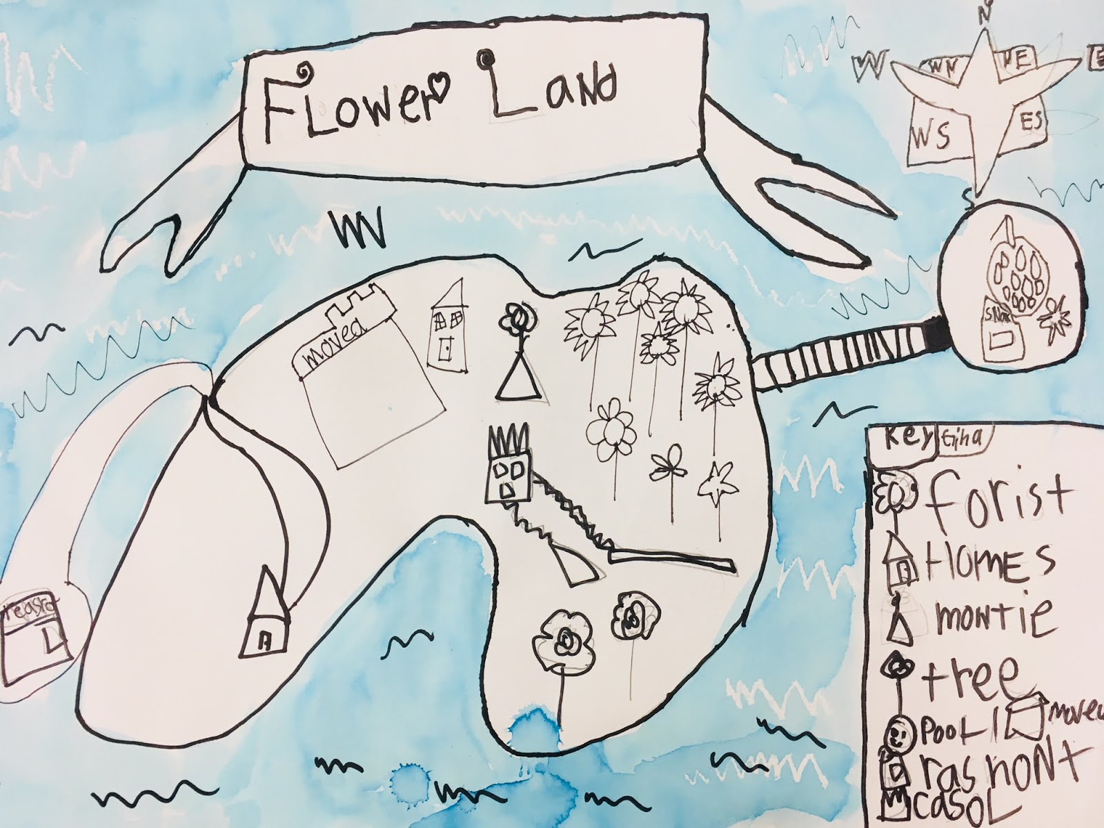 Westside Elementary Art: Cartography.