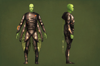 Artwork of Edmund Aubrey: 2d Lesson 12 - Insectoid Brief