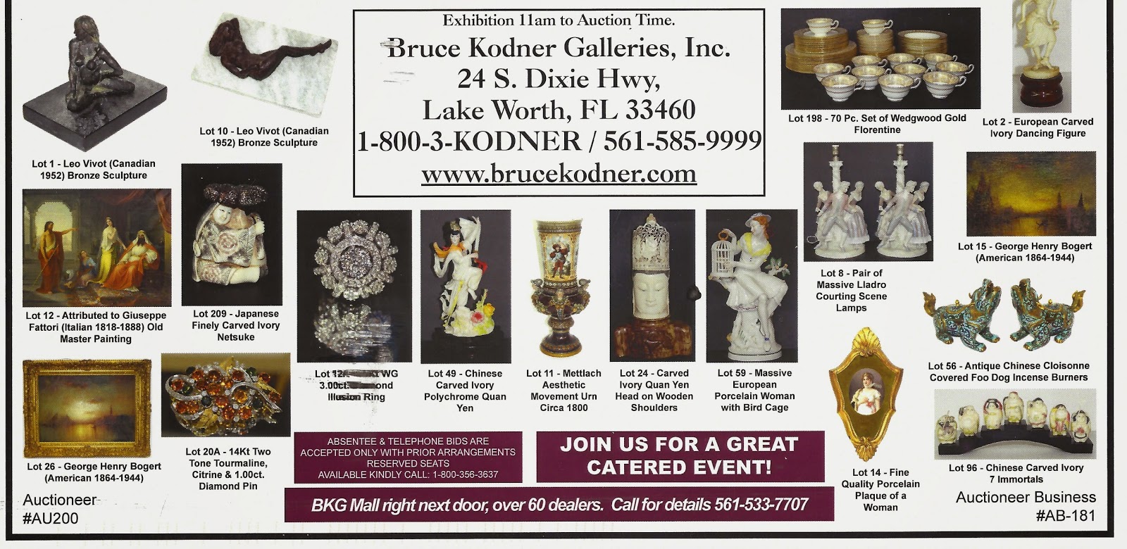 BRUCE KODNER AUCTION GALLERIES