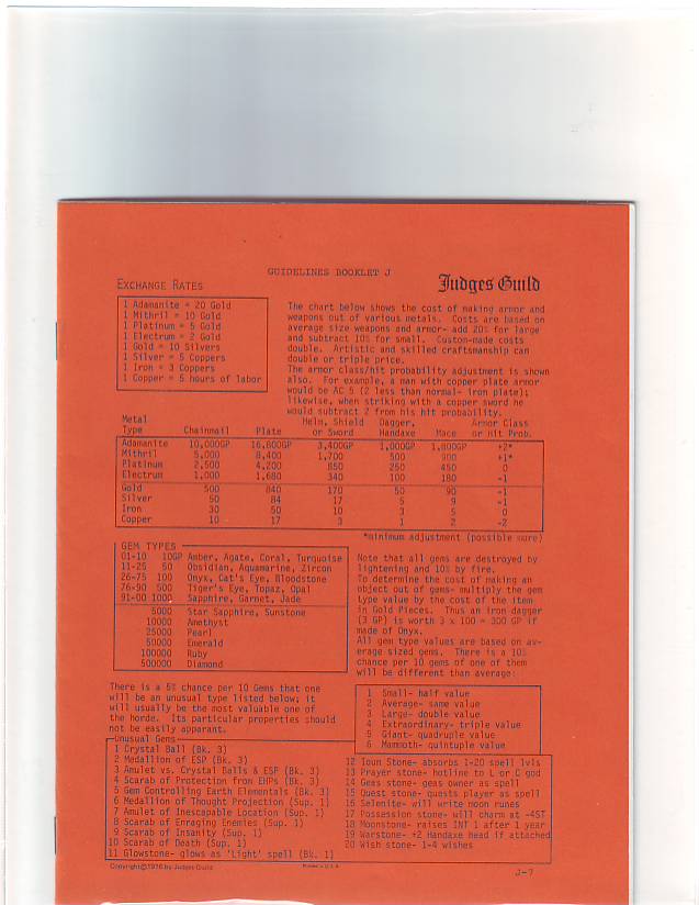 Quag Keep: Judges Guild - Booklet J