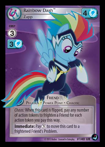 MLP Rainbow Dash, Zapp CCG Cards | MLP Merch