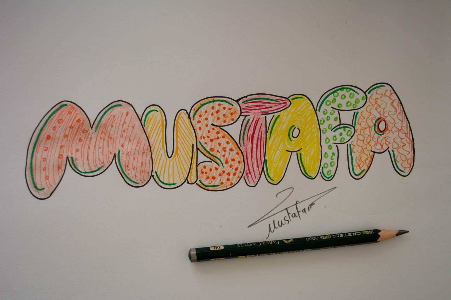 تعلم كتابة ورسم حروف الـ bubble letters | كورسات بالعربي