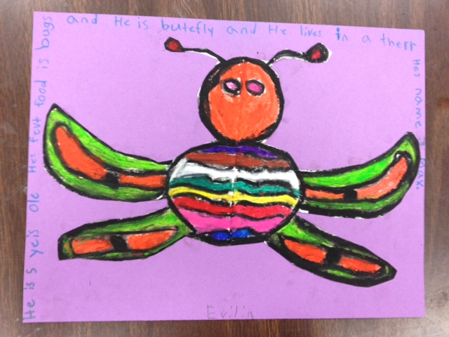 Elfers Art Room: 2nd grade Symmetrical Insect Prints