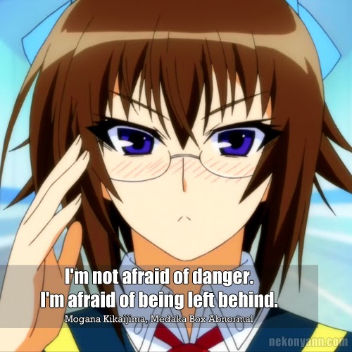 Medaka Box Abnormal #4 - Anime Quotes! - Nekonyann