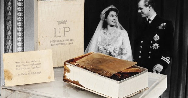Queen's Wedding Cake Slice Sells for £1750 ~ Hot Chocolates Blog