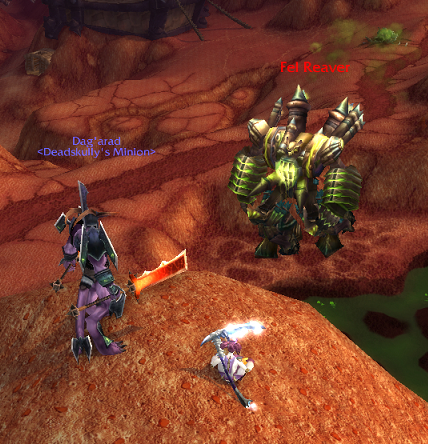 Deadskully's WoW Adventures: First Fel Reaver kill