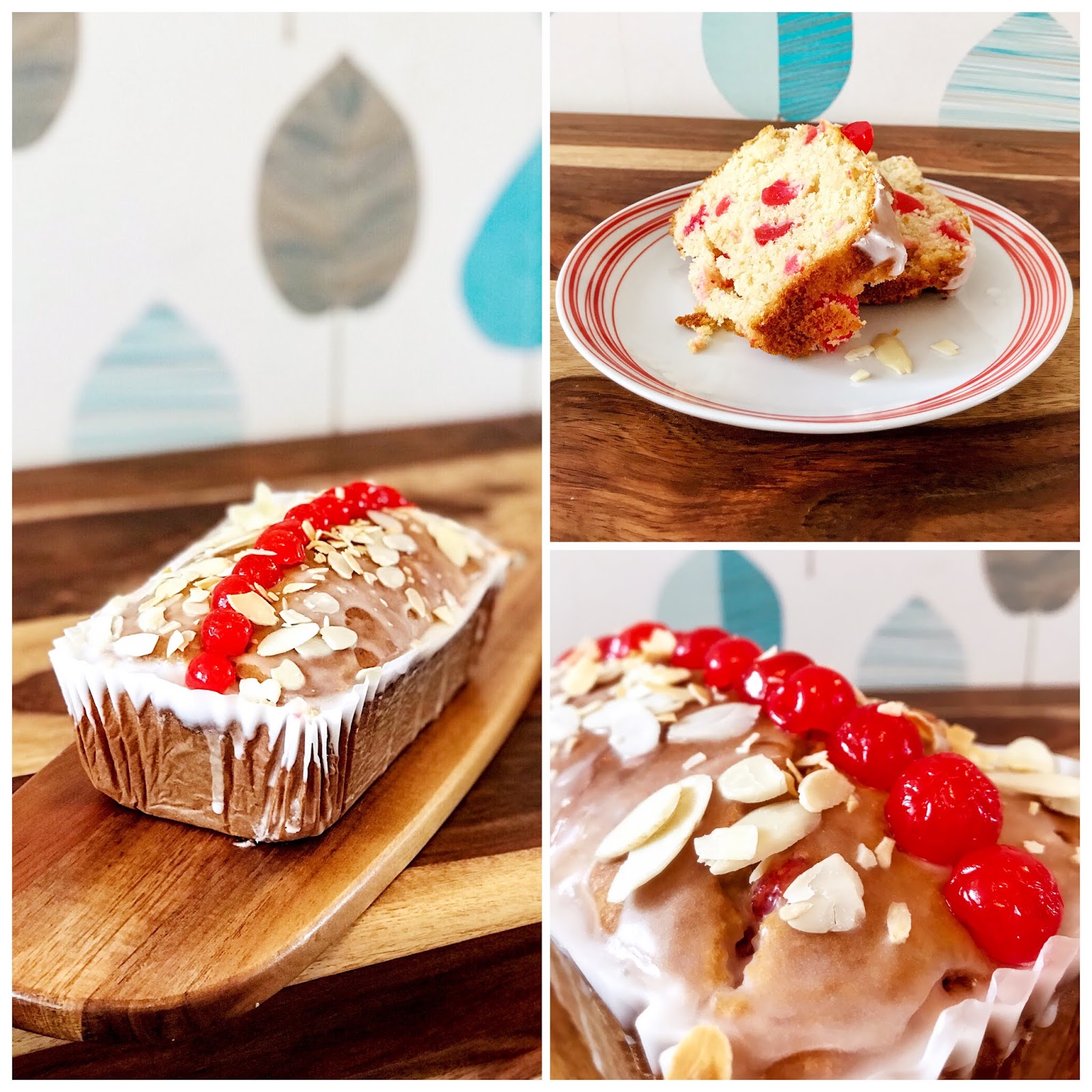 Cherry Bakewell Loaf Cake