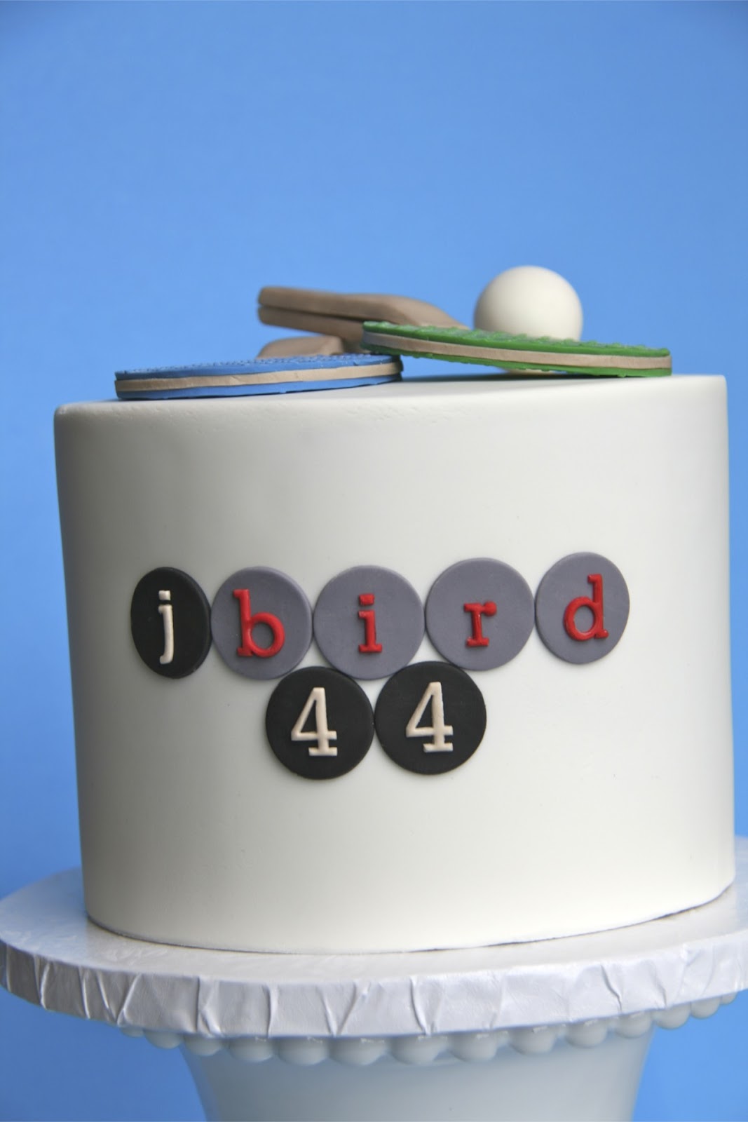 Sweet cake design: ping pong birthday cake