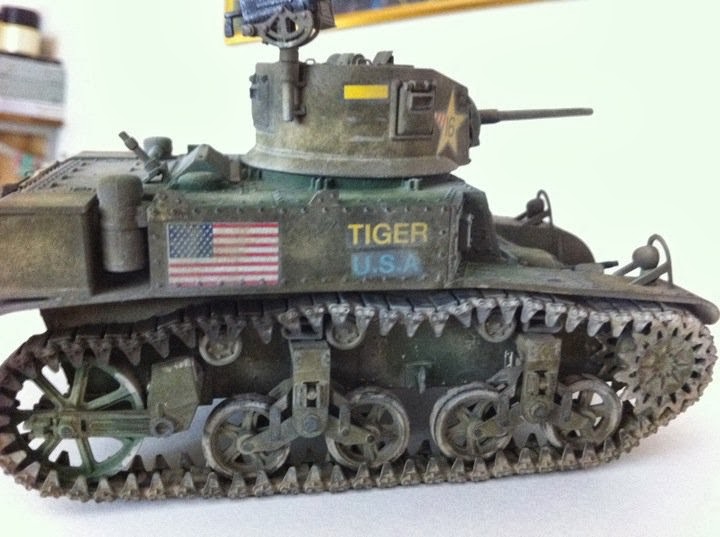 Kitter's Scale Models: 1/35 M3A3 Stuart Light Tank