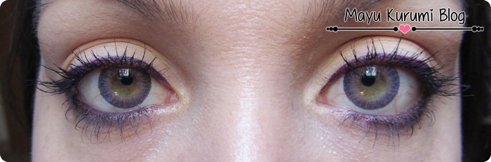 ~Circle Lenses~ Geo Tri Color Violet - Mayu Kurumi Blog