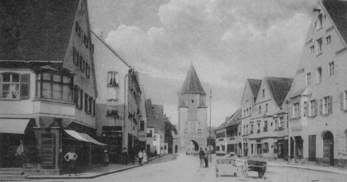 Historische Romane aus dem Wittelsbacher Land: Aichach - Unteres Tor und Marktplatz