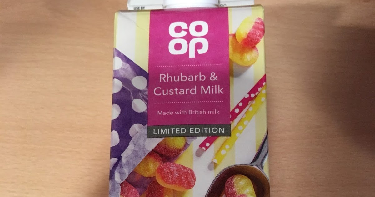 A Review A Day: Today's Review: Co-Op Rhubarb & Custard Milk