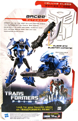 Eric's Yard: Transformers Prime: Arcee Robots in Disguise (RiD) Deluxe ...