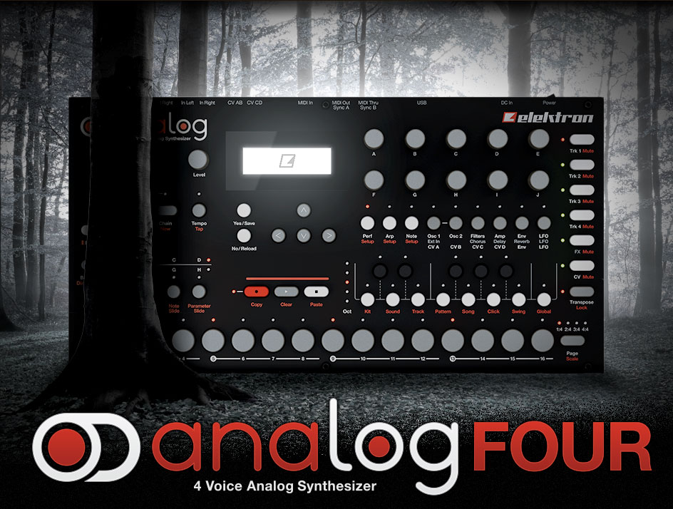 MATRIXSYNTH: Elektron Analog Four - Full Details & Demos