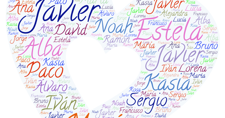 INFRA CAELUM: Corazones de palabras en el día europeo de las lenguas