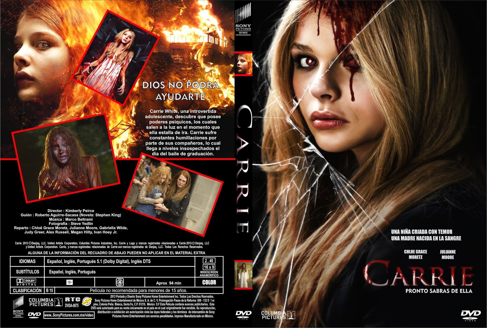 PB | DVD Cover / Caratula FREE: CARRIE - DVD COVER 2013