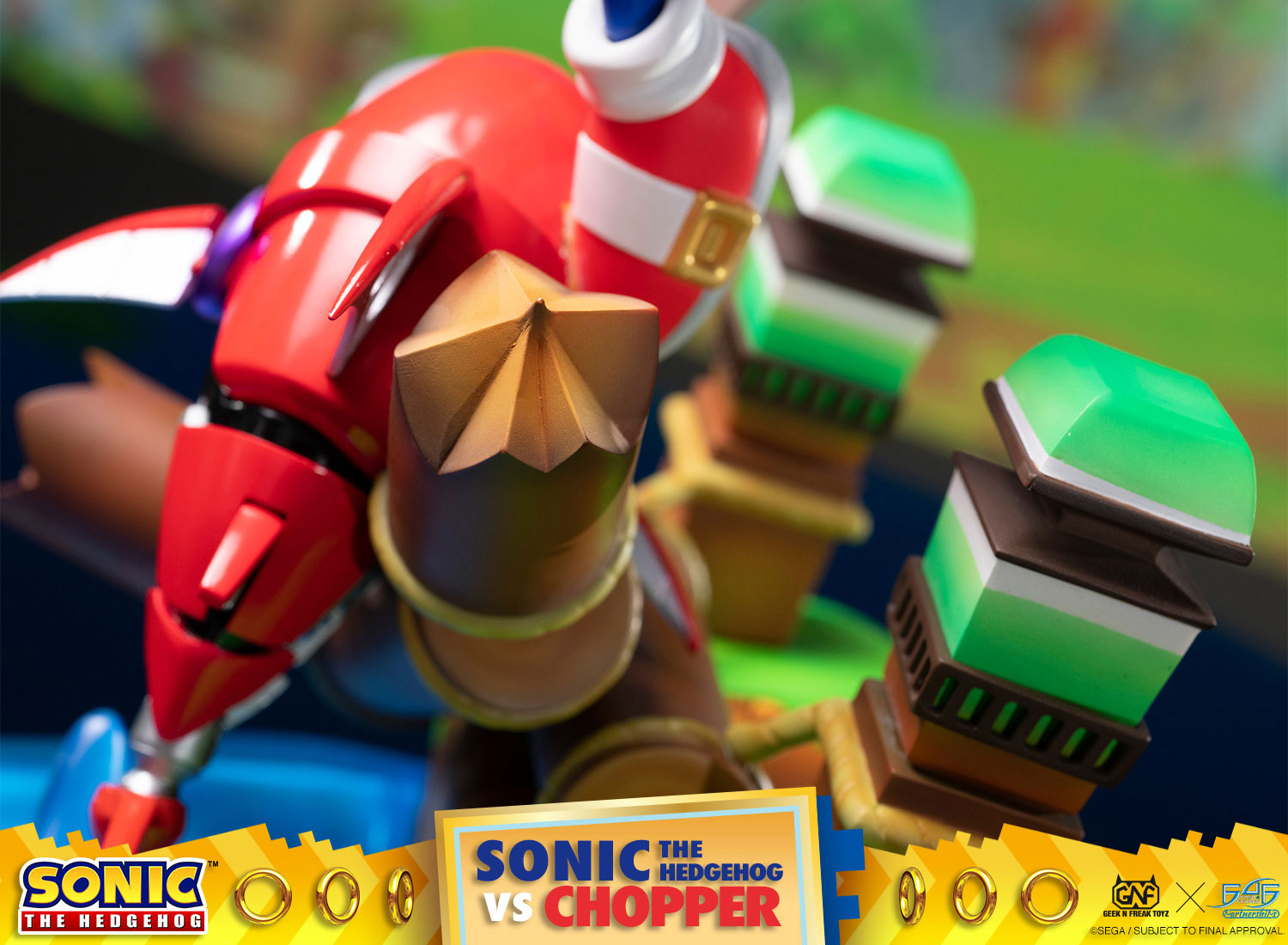 Sonic vs Chopper Diorama (First 4 Figures)