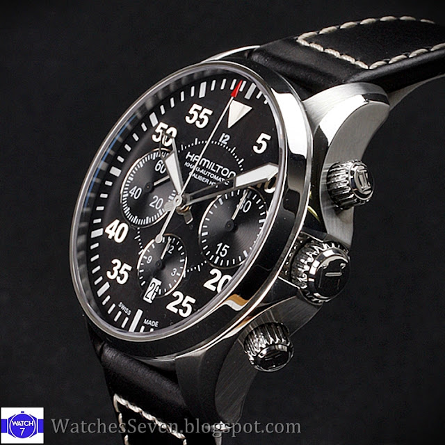 Watches 7: Hamilton - KHAKI Aviation PILOT Automatic Chronograph