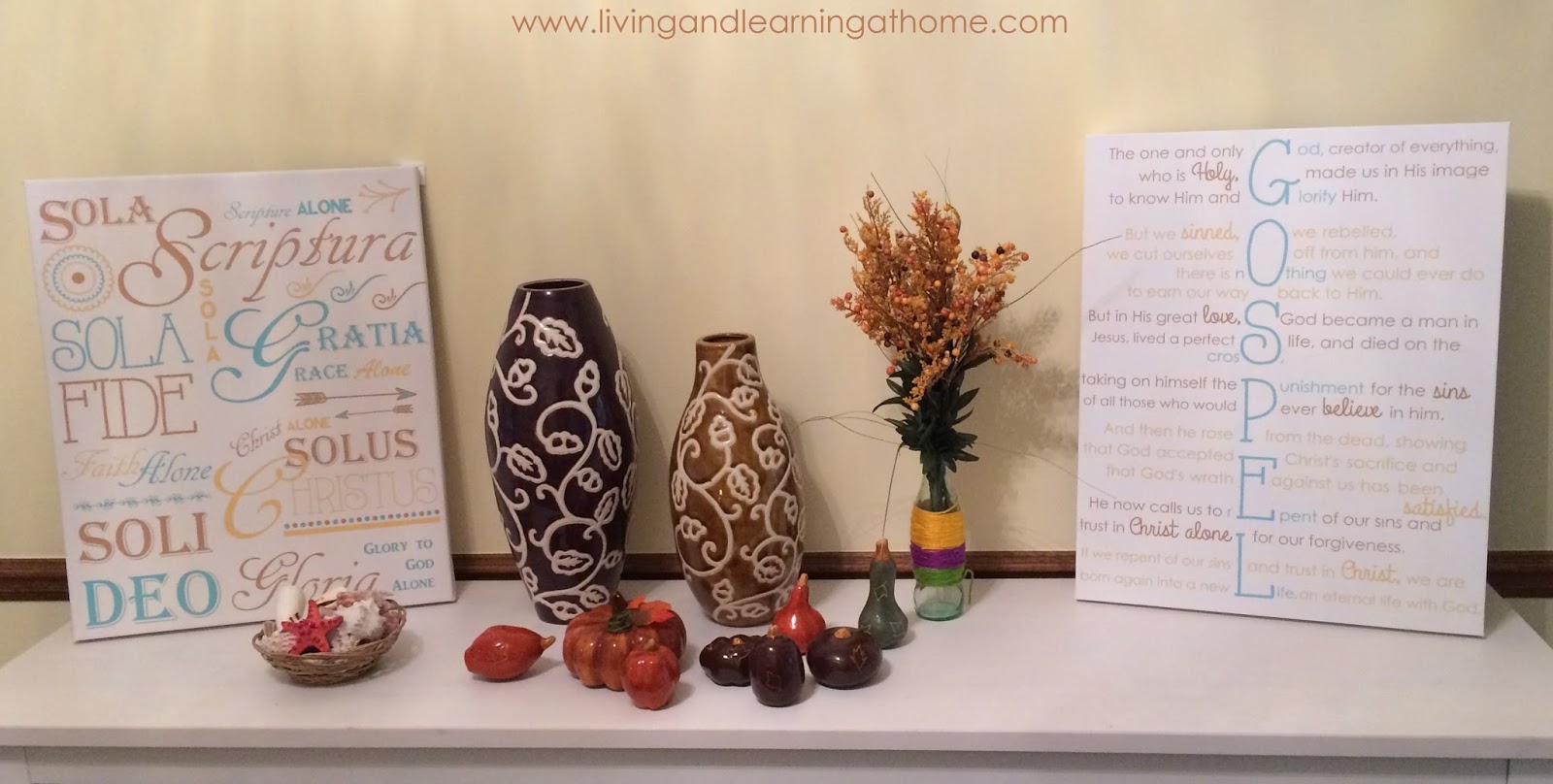 Living and Learning at Home: The Gospel in a Minute - with FREE Printable!