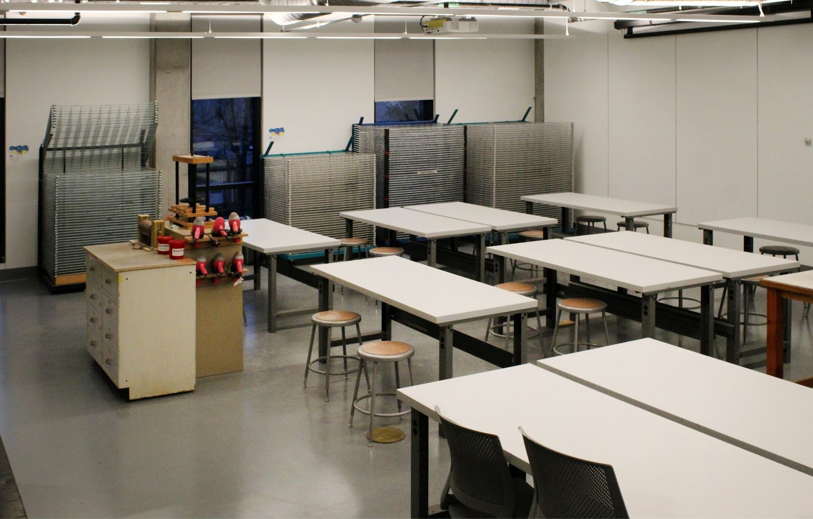 UNT Printmaking Blog: New UNT Printmaking Studios (Part 4 of 7: Screen ...