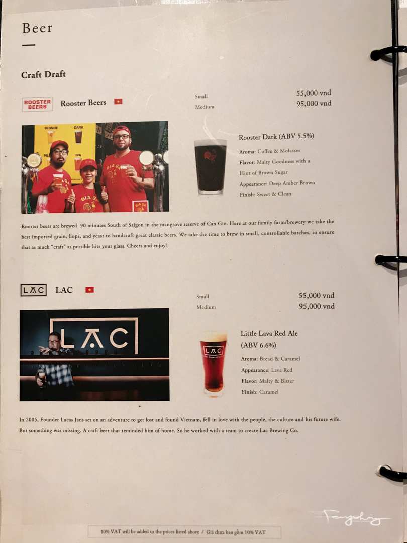 Pizza 4P's Menu @ Ho Chi Minh - FENNYSHARING