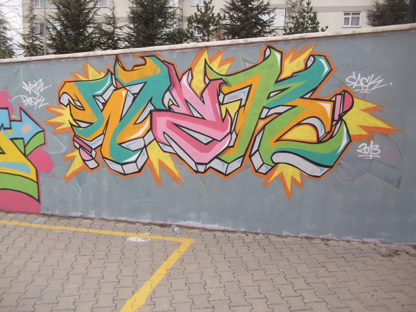 Special Agent Emilio : SOKAK SANATI : GRAFFITI VE WZR (SACK)